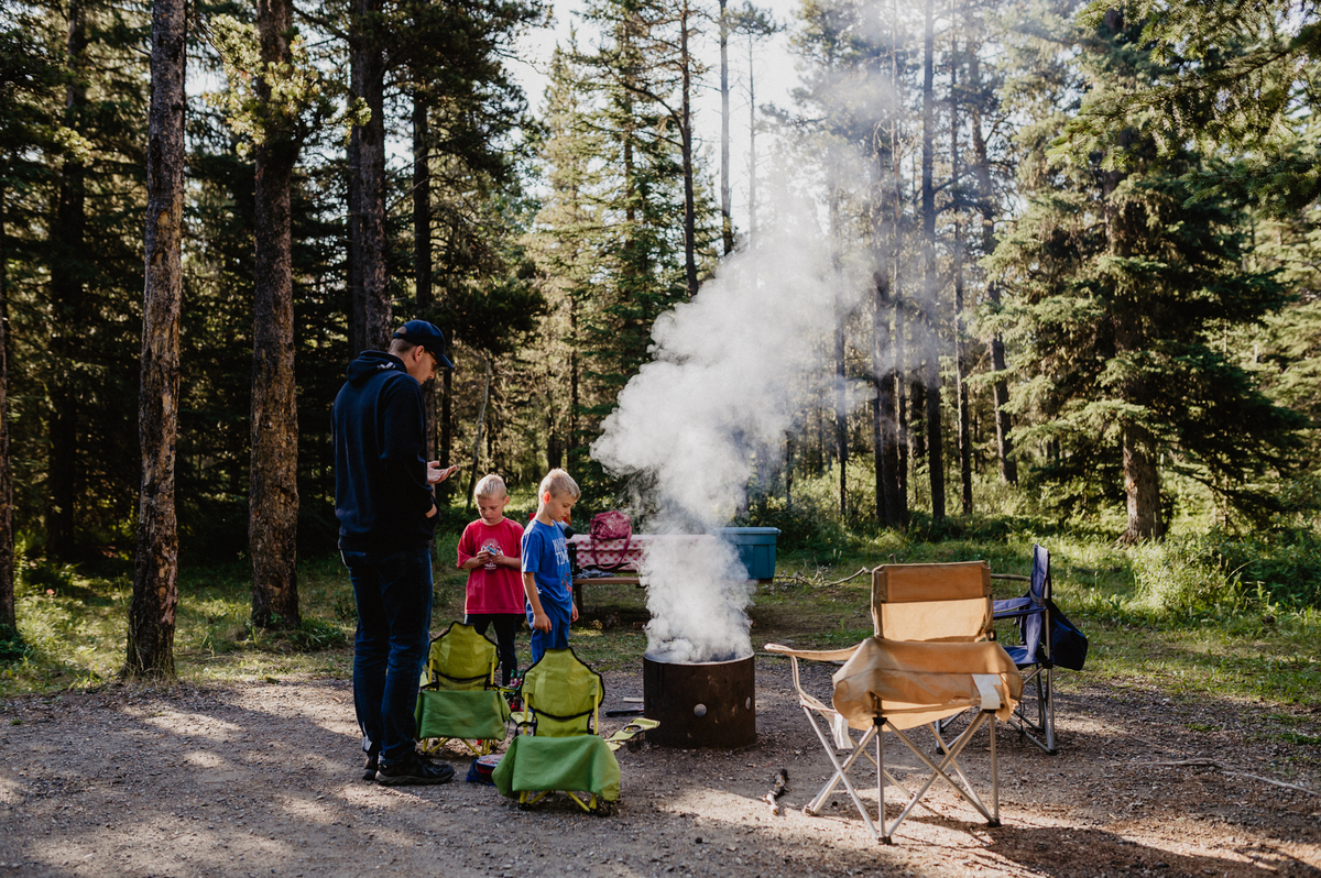 Sibbald Lake Camping