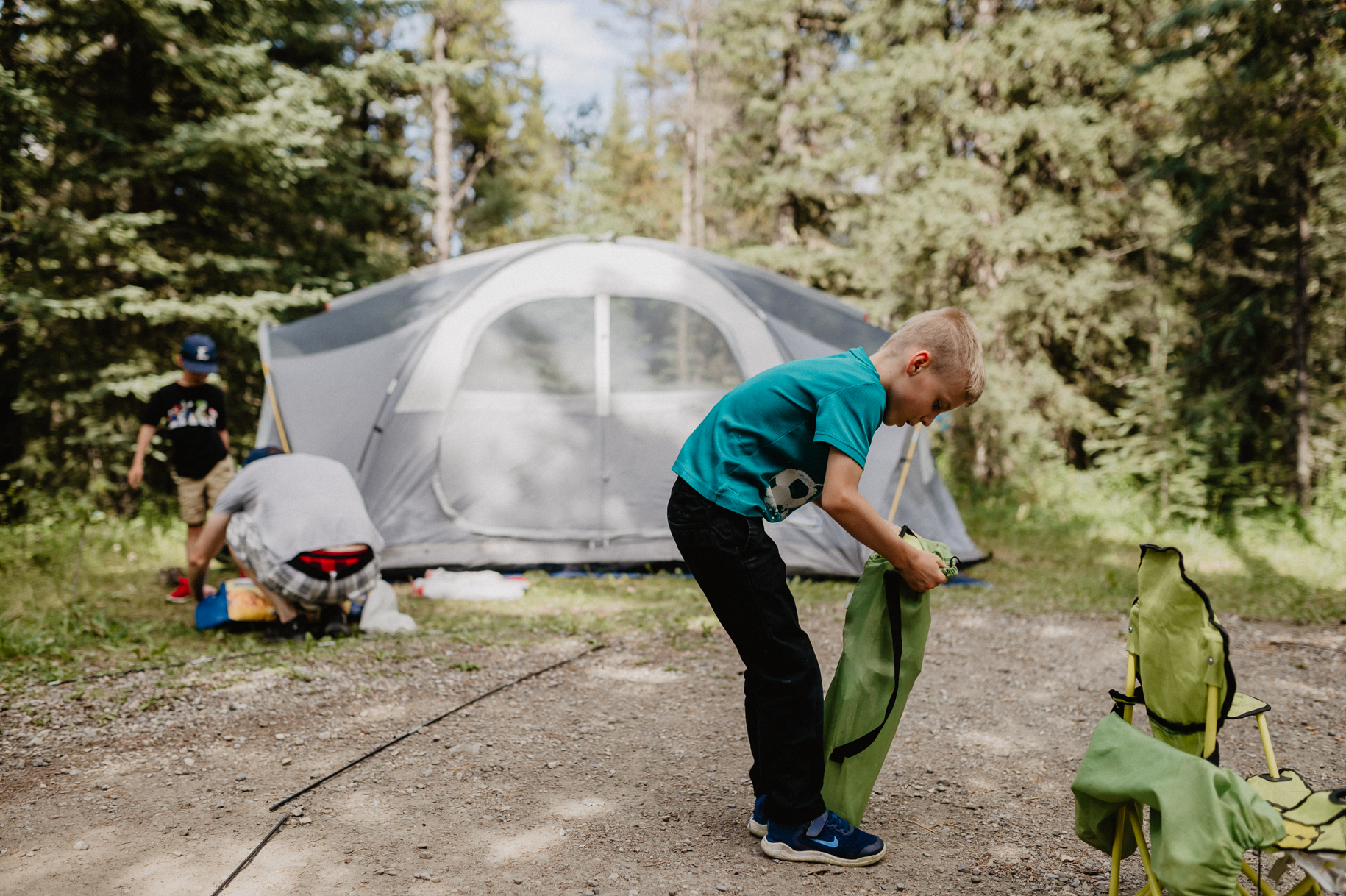 Sibbald Lake Camping